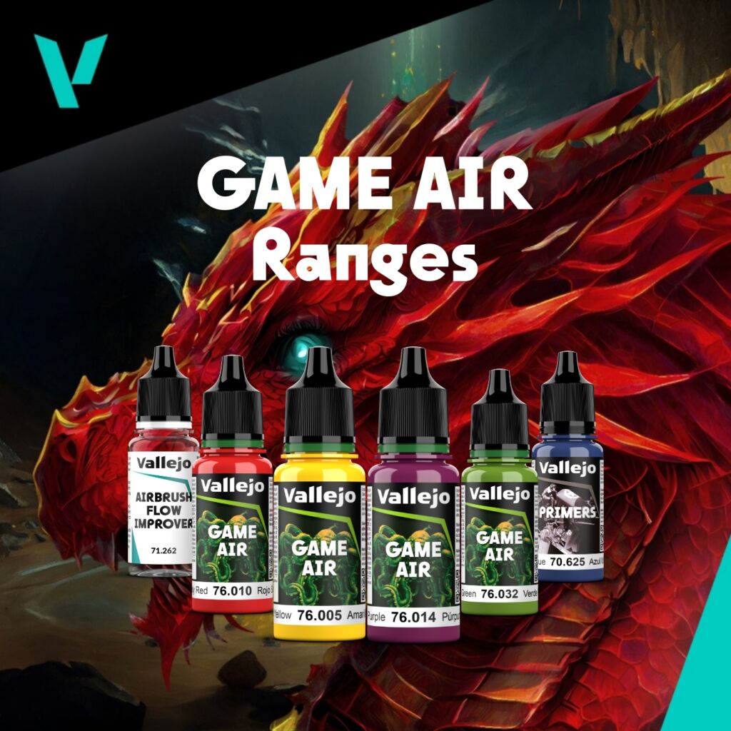 Vallejo Acrylics – New Game Air Colors – AAA Hobbies and Crafts